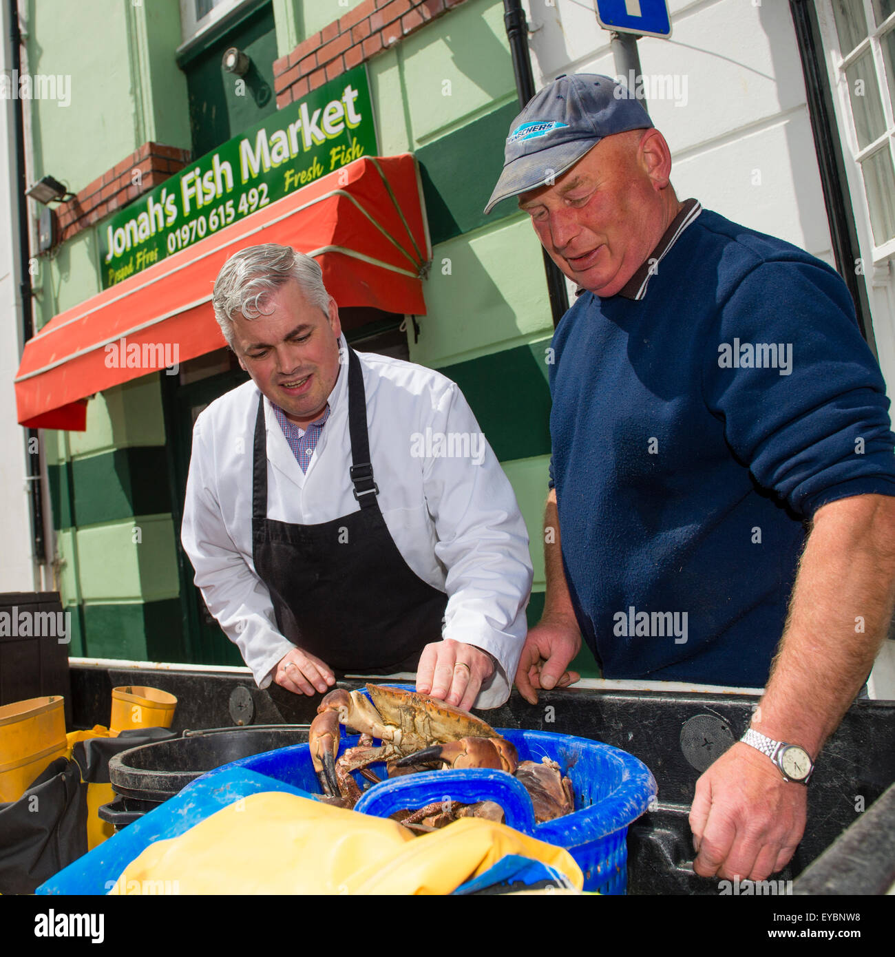 Buying local food: The owner of Jonah's Fish market, fishmonger Craig ...