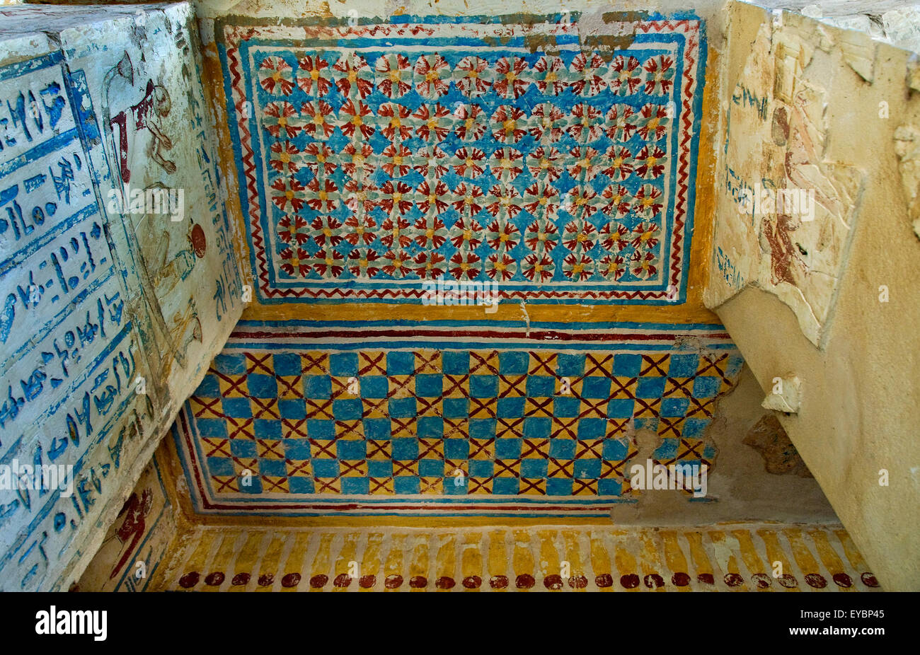 Luxor, Egypt, Tomb of Pabasa (TT279) at el-Asasif, necropolis of Nobles ...