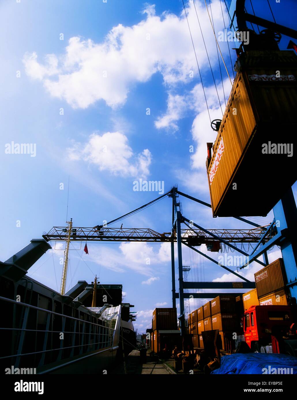 Belfast, Ireland; Container Dock Stock Photo - Alamy