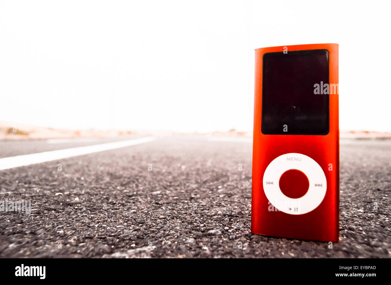Vintage MP3 Music Player Stock Photo - Alamy