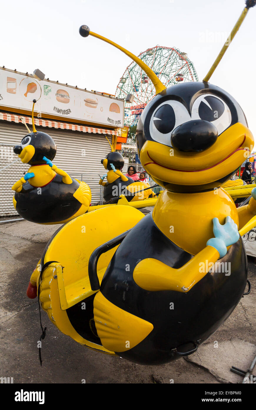Coney Island, NY, Resort Town Scenes, Close up, Cartoon Character ...
