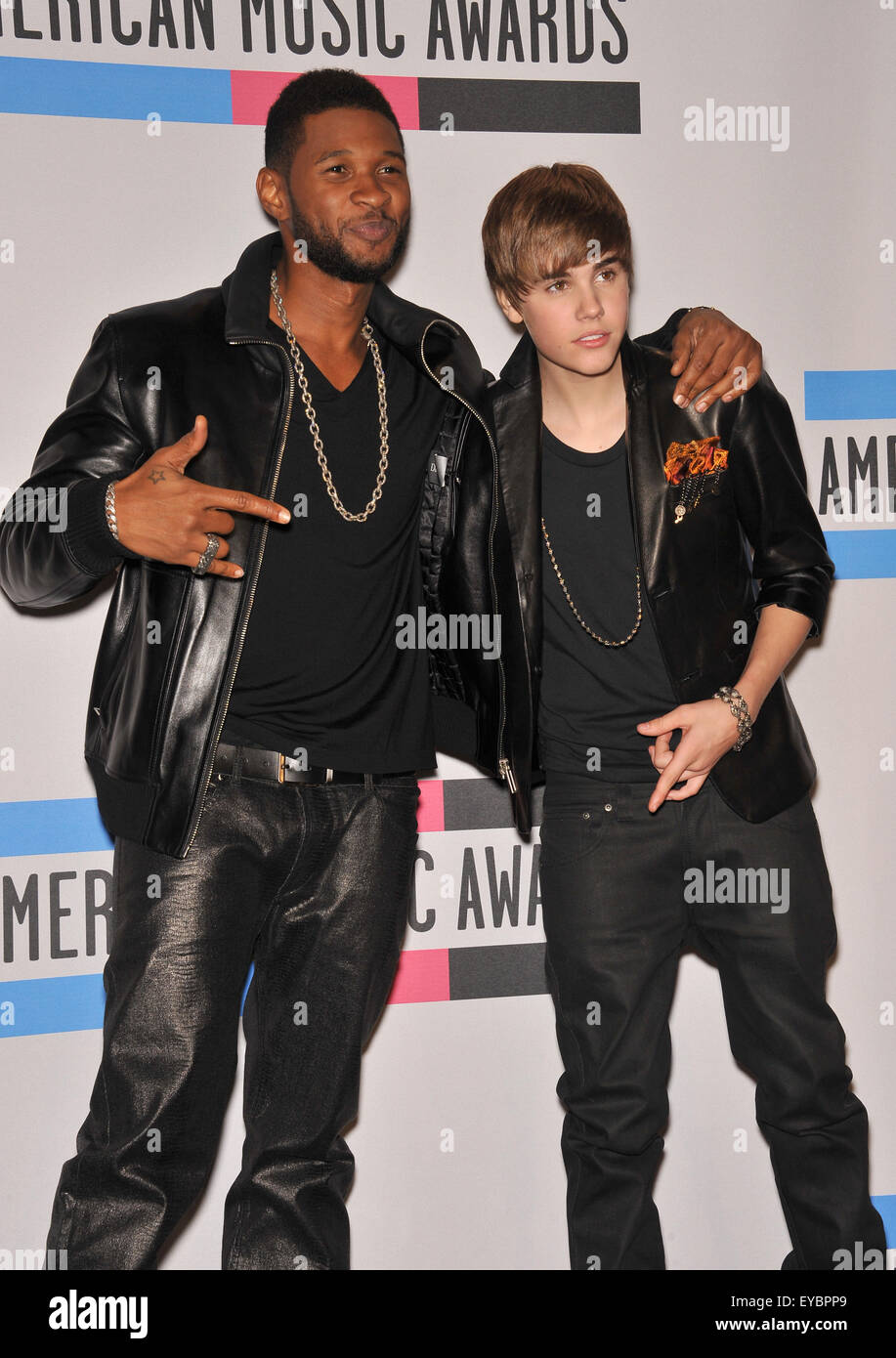Usher And Justin Bieber 2010