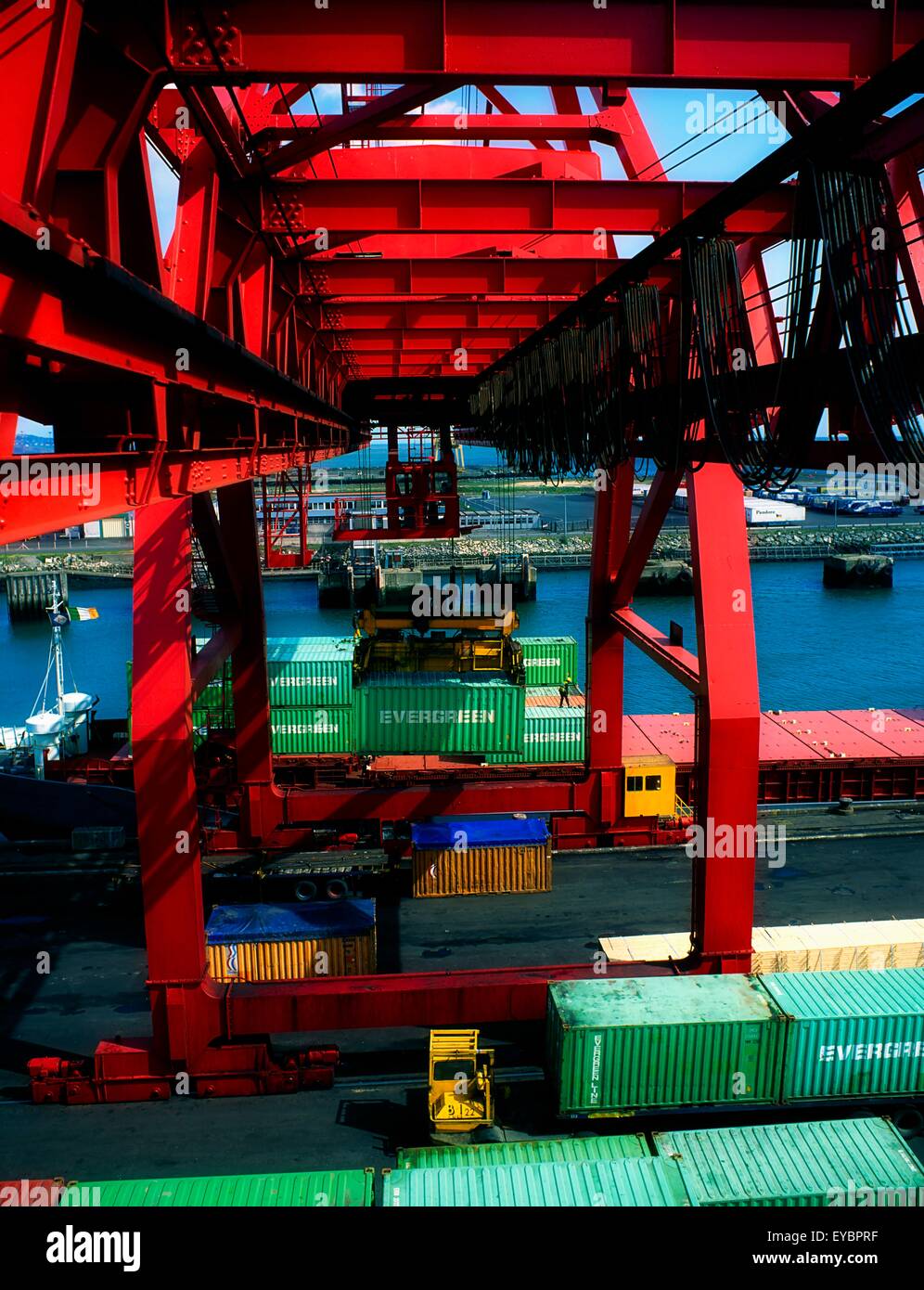 Dublin, Co Dublin, Ireland; Container Dock Stock Photo - Alamy