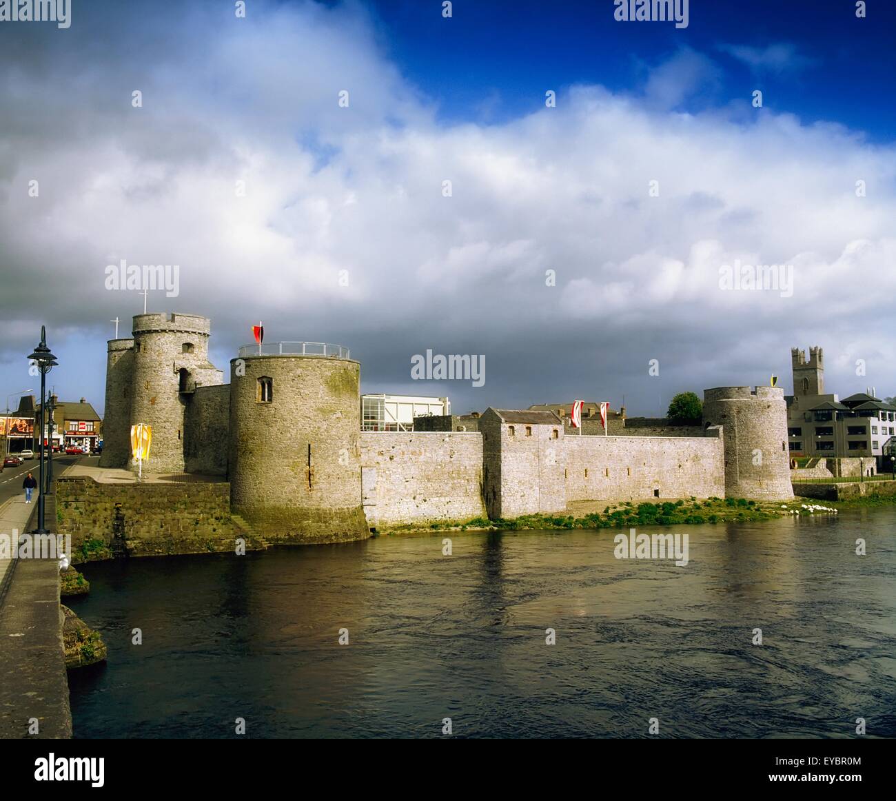 King John's Castle, Co Limerick, Ireland; 13Th Century Castle Stock ...