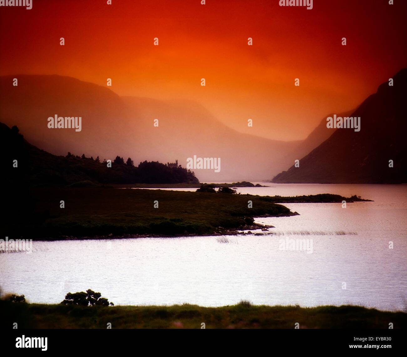 Derryveagh Mountains, Glenveagh National Park, Co Donegal, Ireland ...