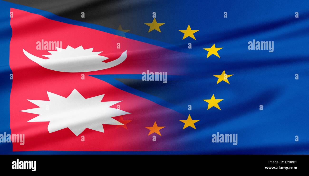European Union and Nepal Stock Photo - Alamy