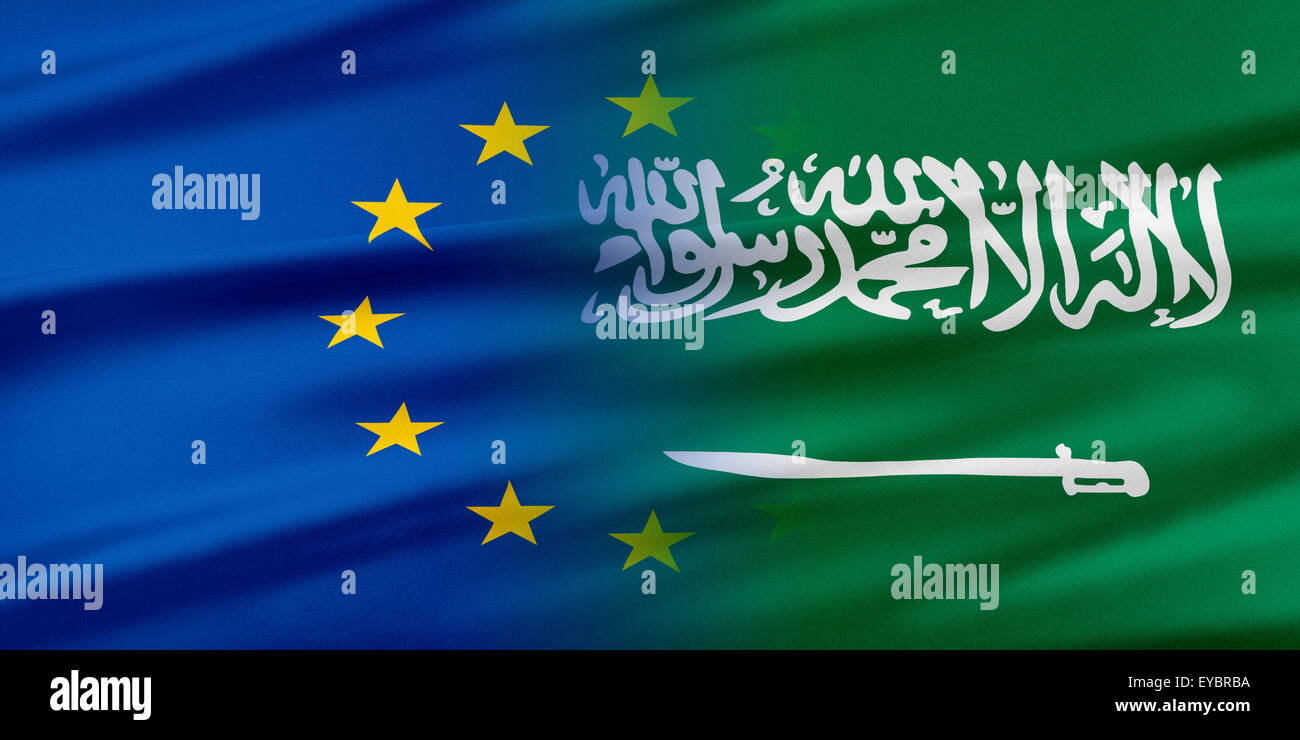 Saudi arabia flag flying hi-res stock photography and images - Alamy