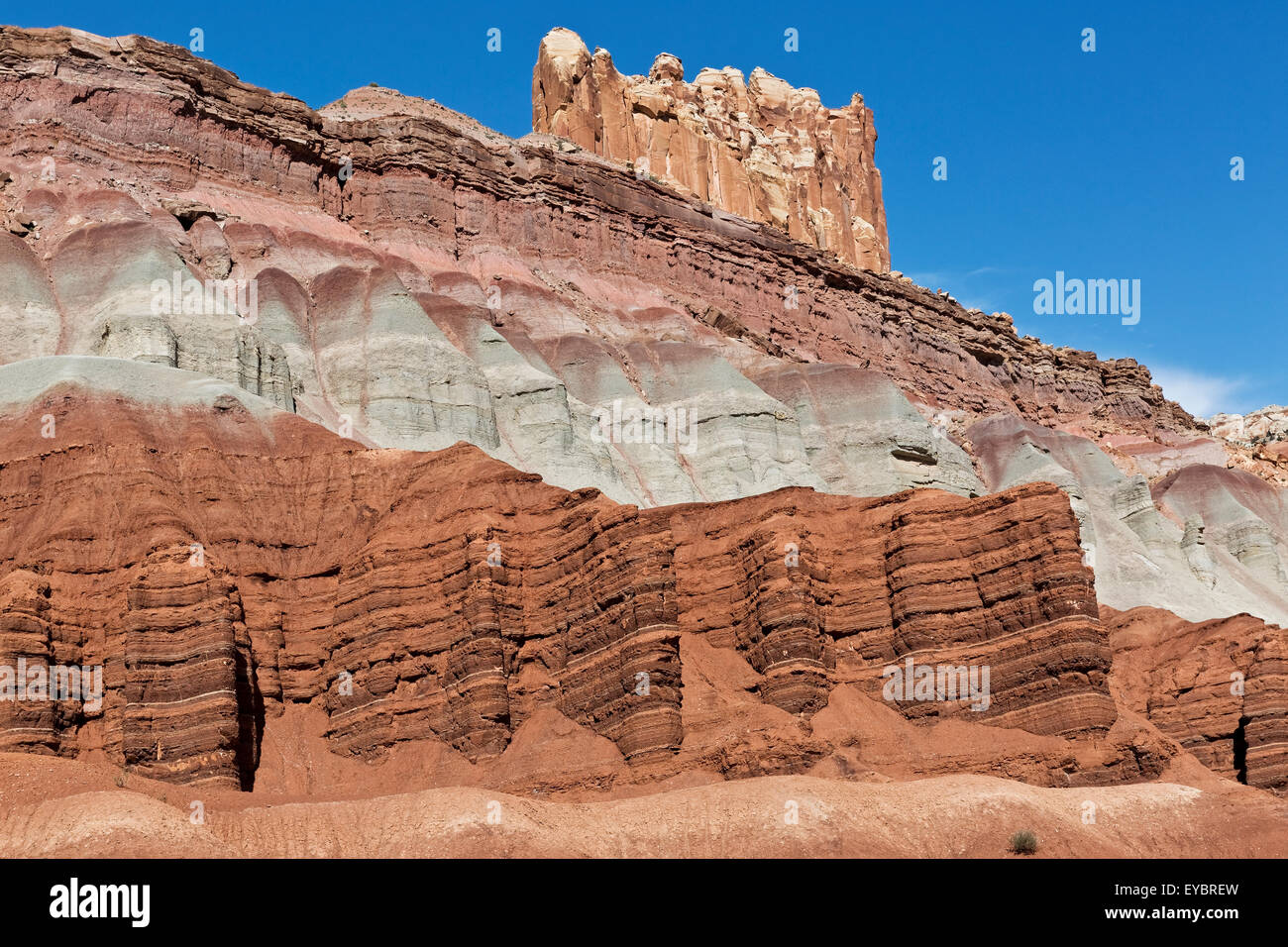 Geology of capitol reef national park hi-res stock photography and ...