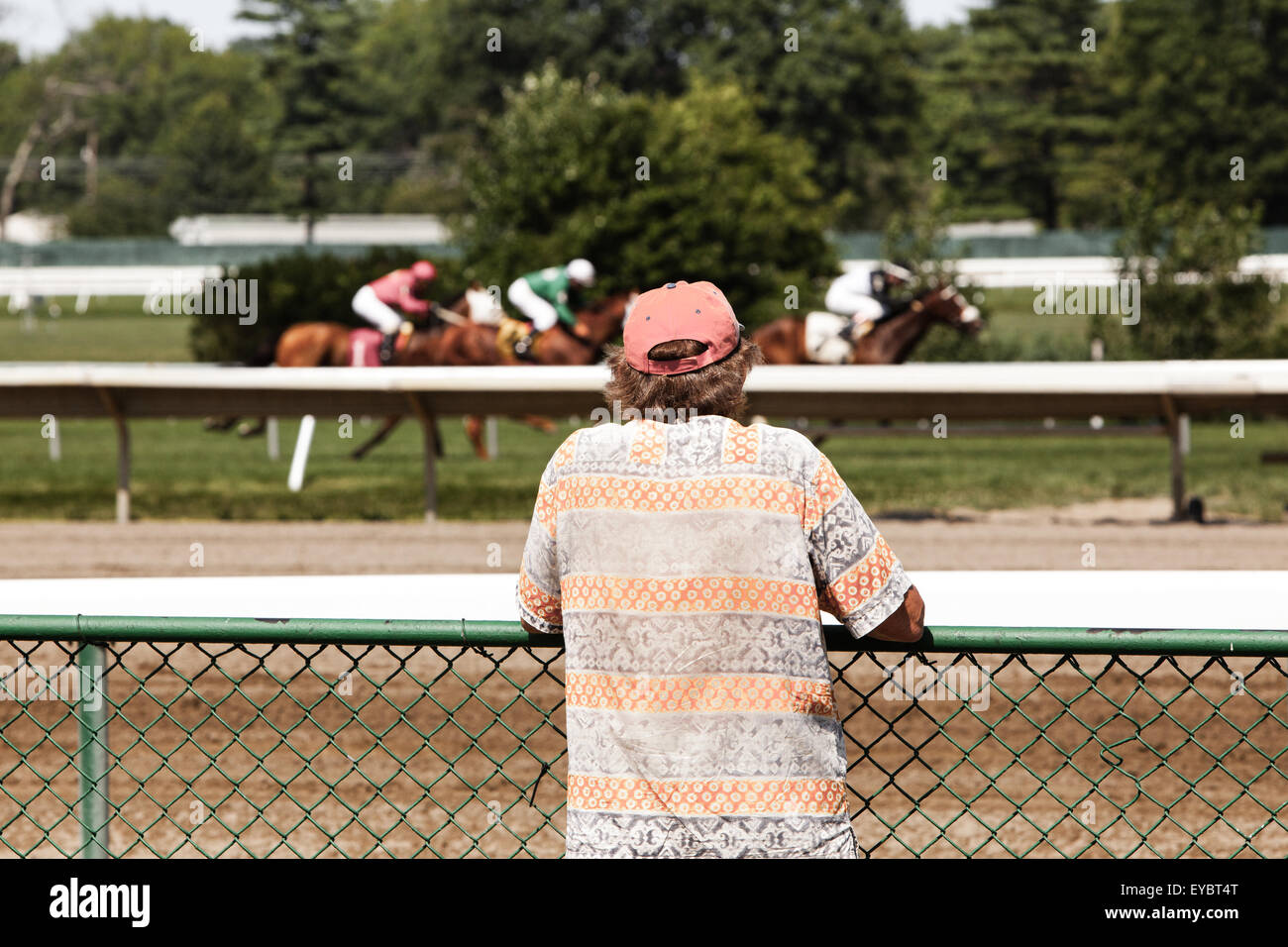 A day at the races Stock Photo - Alamy