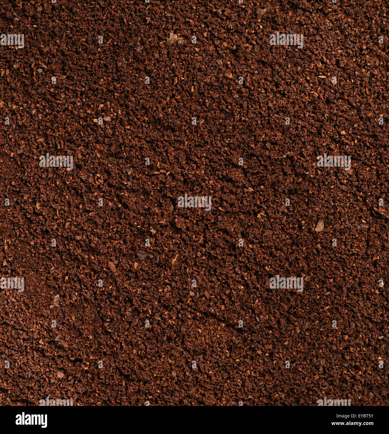 The texture of the ground coffee Stock Photo - Alamy