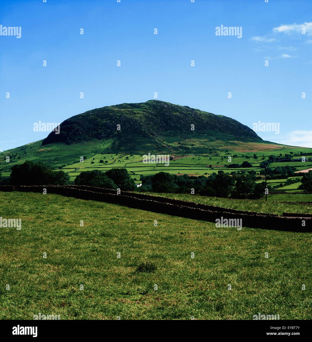 Slemish, Co Antrim, Ireland; Landscape With An Extinct Volcano In The ...