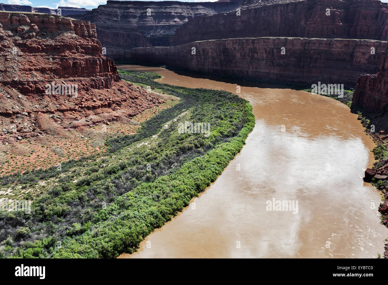 Colorado River, outside Canyonlands, Moab, Utah Stock Photo - Alamy