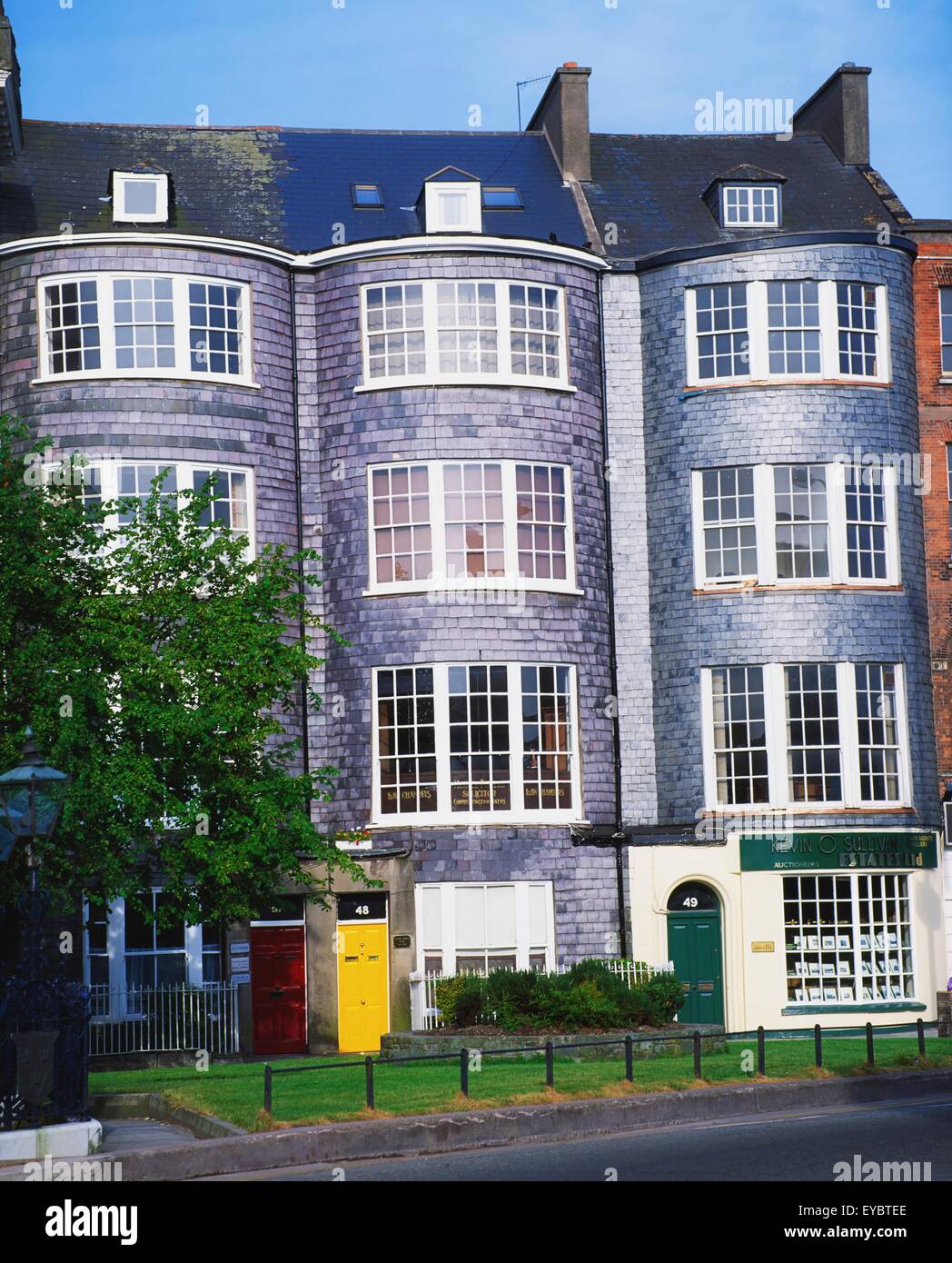 Grand Parade, Cork, Co Cork, Ireland; Slate Fronted House Stock Photo ...