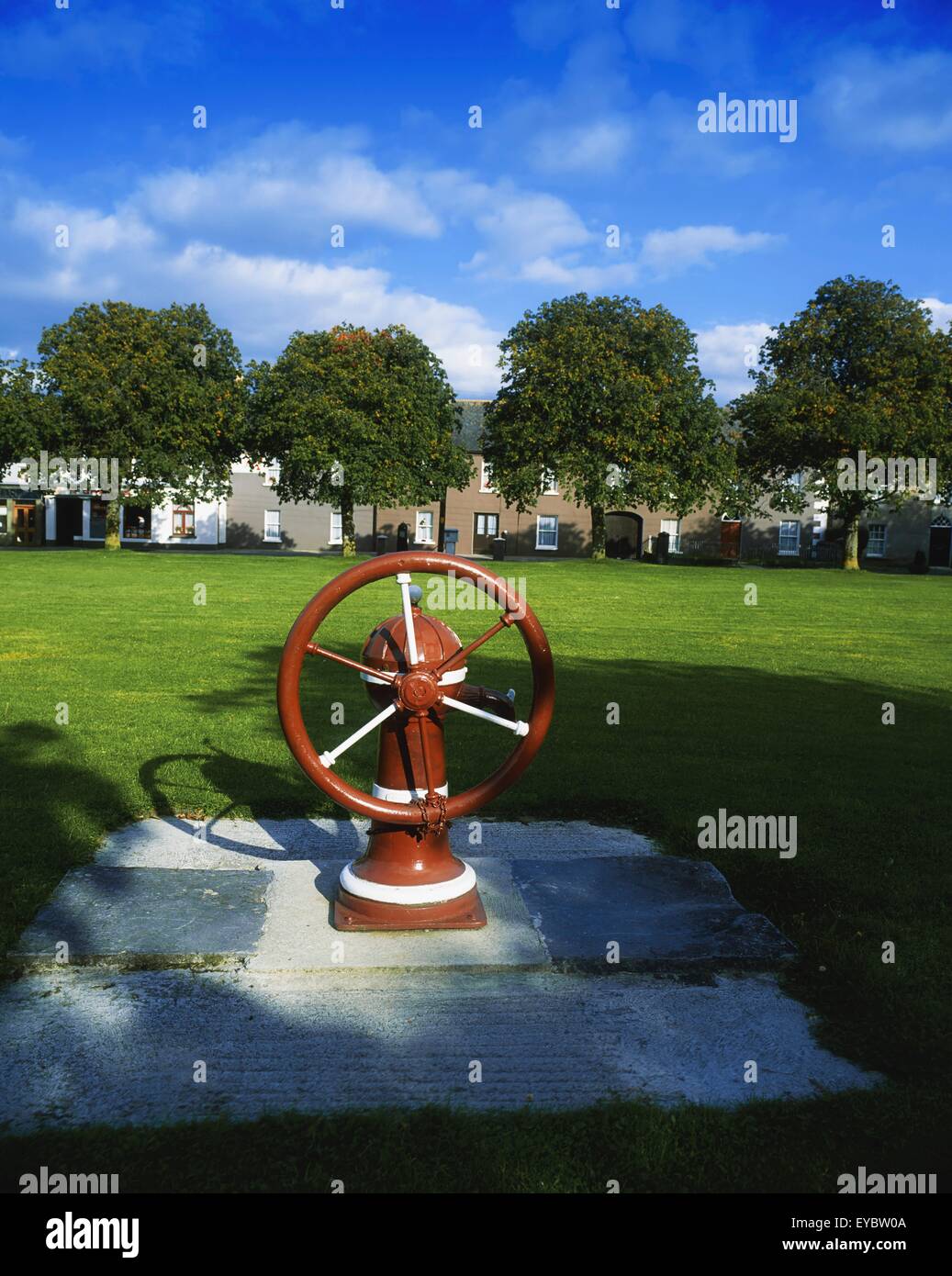 Freshford, Co Kilkenny, Ireland; Lawn In A Town Stock Photo - Alamy