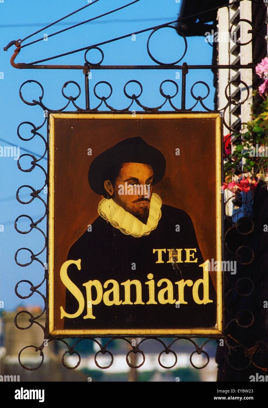 Kinsale, Co Cork, Ireland; The Spaniard Pub Stock Photo - Alamy