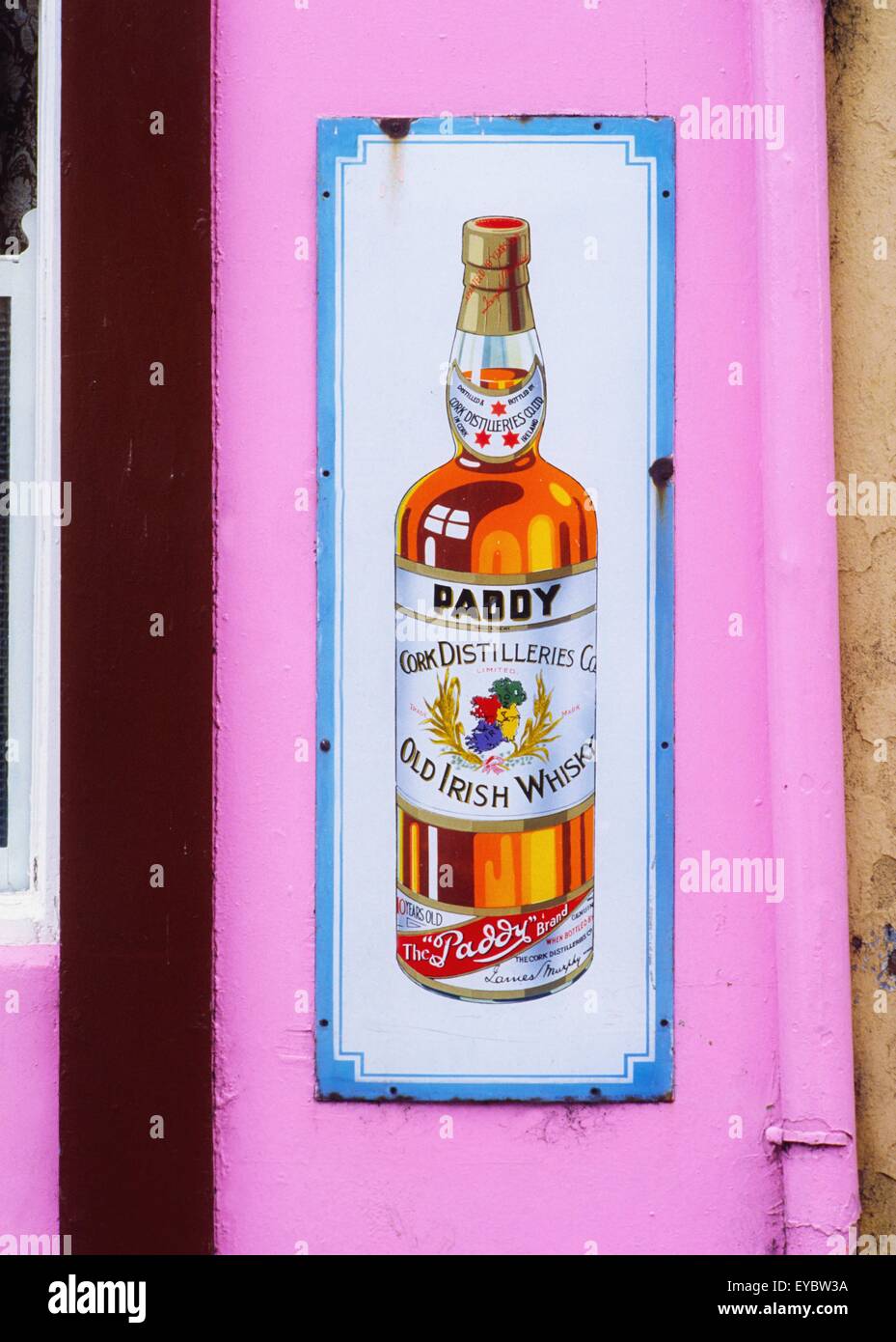 Ireland; Advertisement For Whisky Stock Photo - Alamy