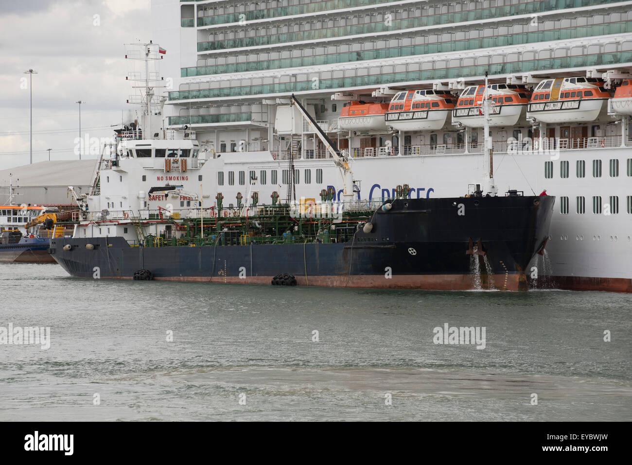 Bunkering a cruise ship hi-res stock photography and images - Alamy