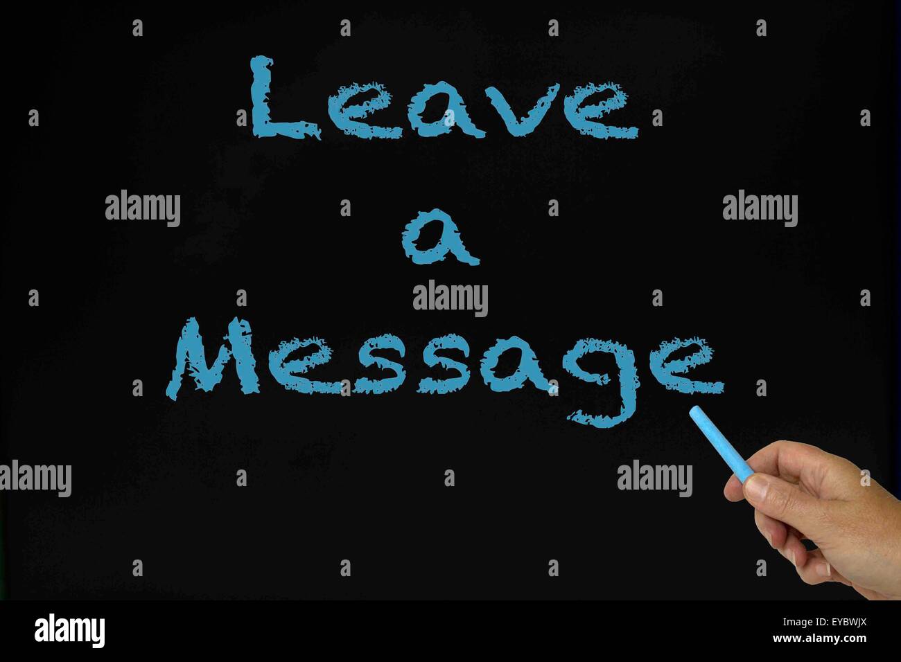 Hand written with chalk hi-res stock photography and images - Alamy