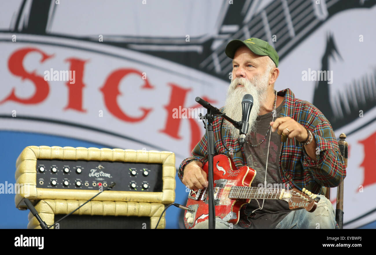 Maidstone, Kent, UK. 26th July, 2015. SeasickSteve real name Steven ...