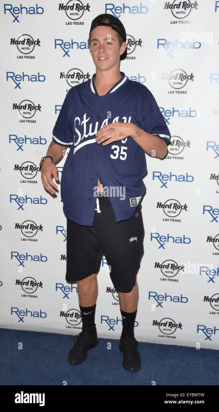 Las Vegas, Nevada, USA. 26th July, 2015. Rapper Sammy Adams performs at ...