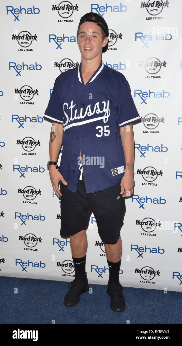 Las Vegas, Nevada, USA. 26th July, 2015. Rapper Sammy Adams performs at ...