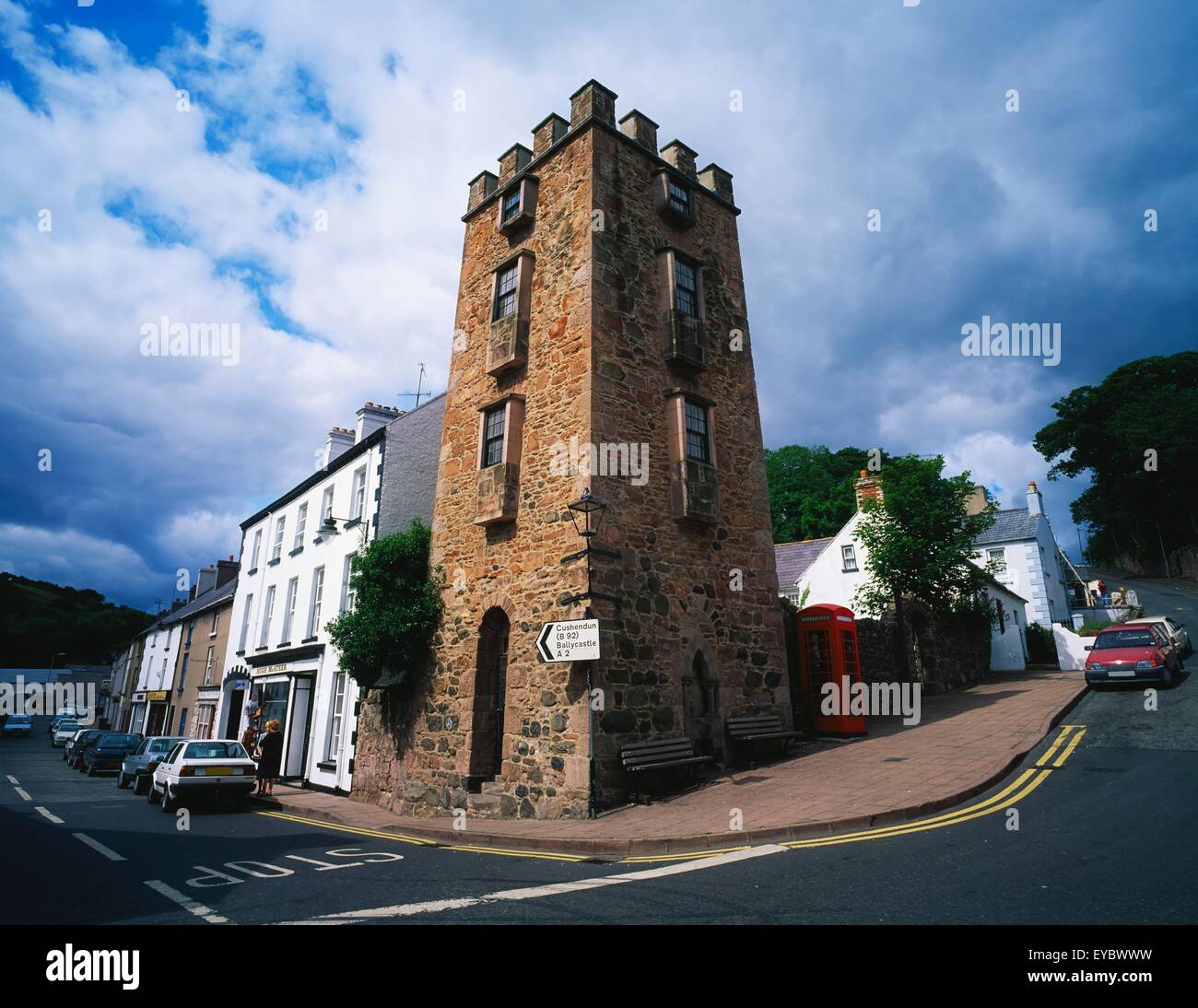 Cushendall, Co Antrim, Northern Ireland; Irish Resort Town Stock Photo ...