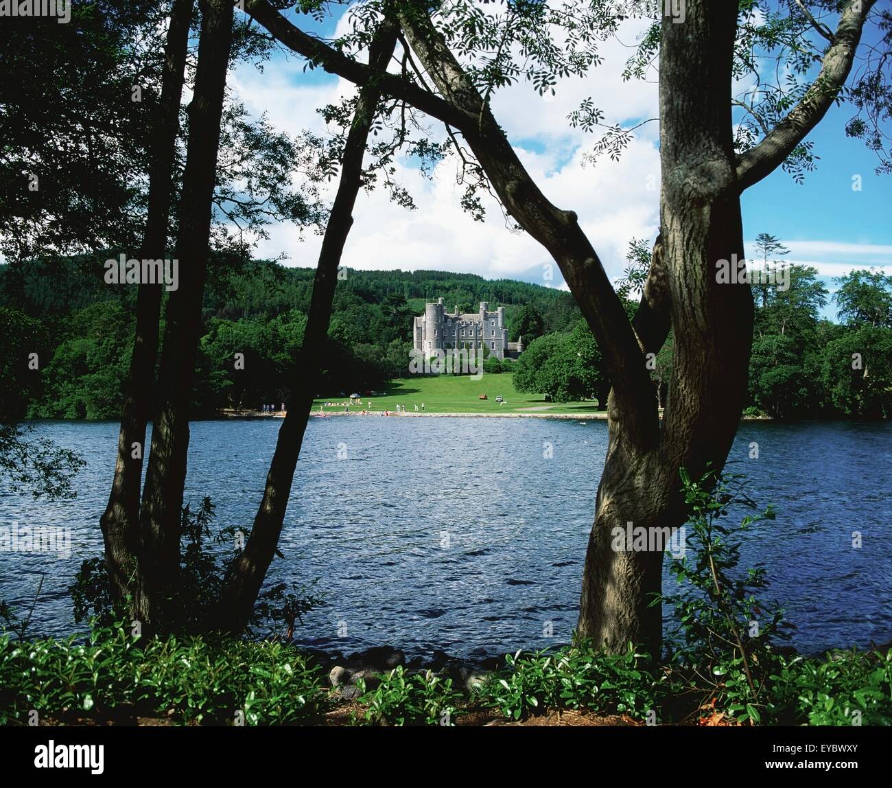 Castlewellan Forest Park, Castlewellan, County Down, Ireland; Lake And ...