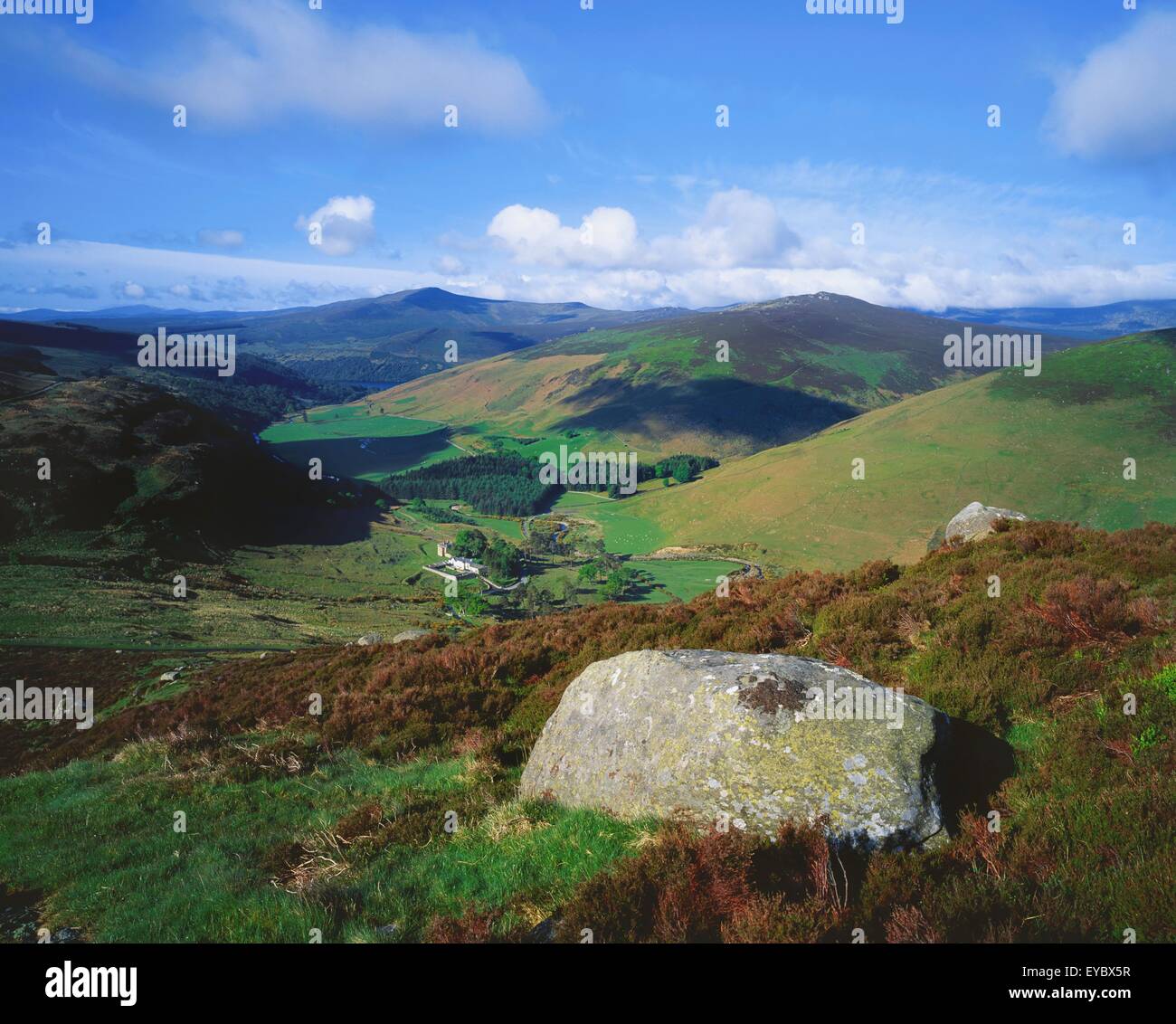 Luggala, County Wicklow, Ireland; Mountain Range Stock Photo - Alamy