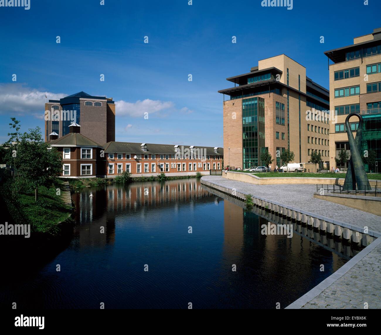 Esat & Treasury Building, Grand Canal Street, Dublin, Ireland Stock ...