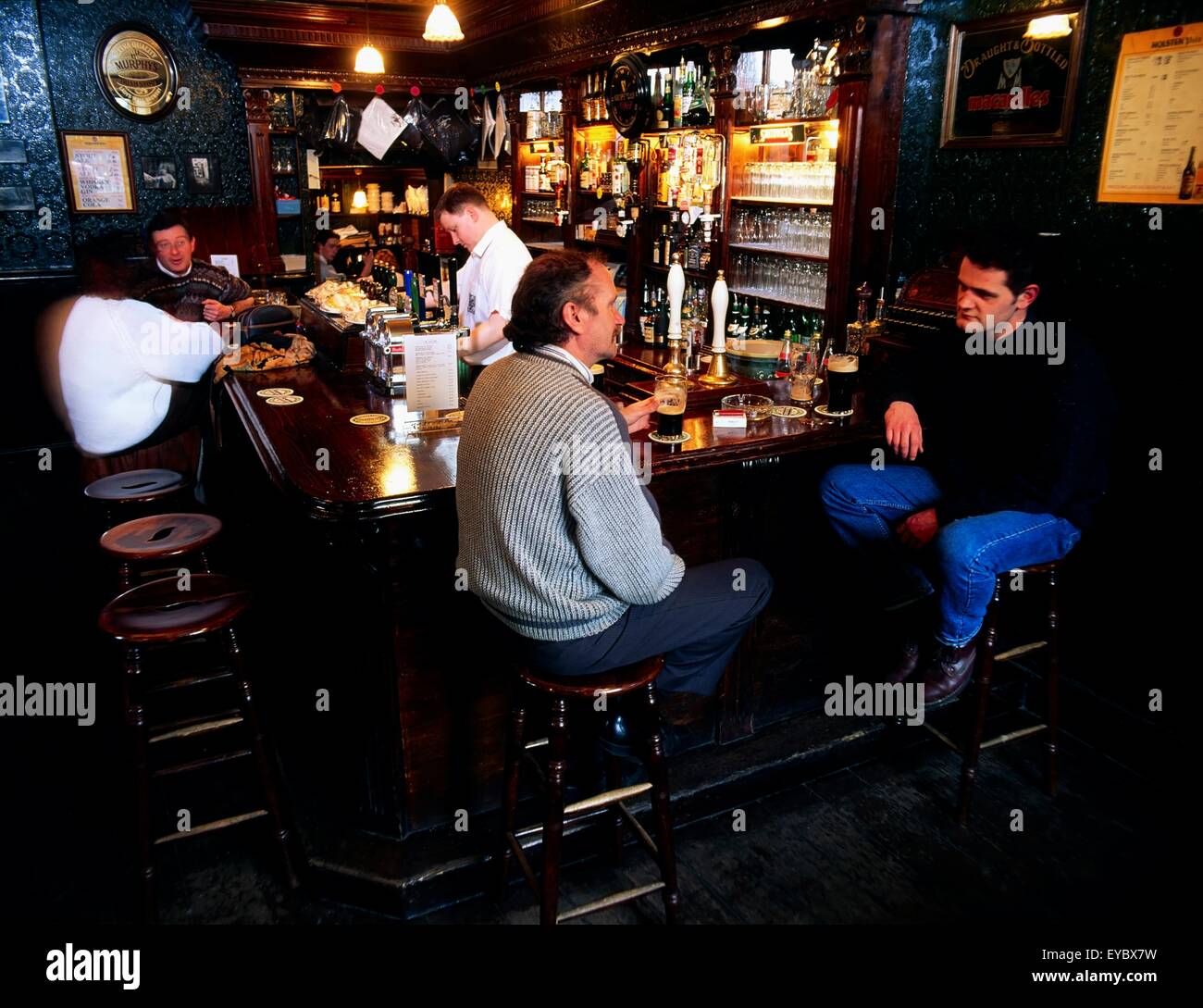 Brazen Head, Dublin, Co Dublin, Ireland; Men In Ireland's Oldest Pub ...