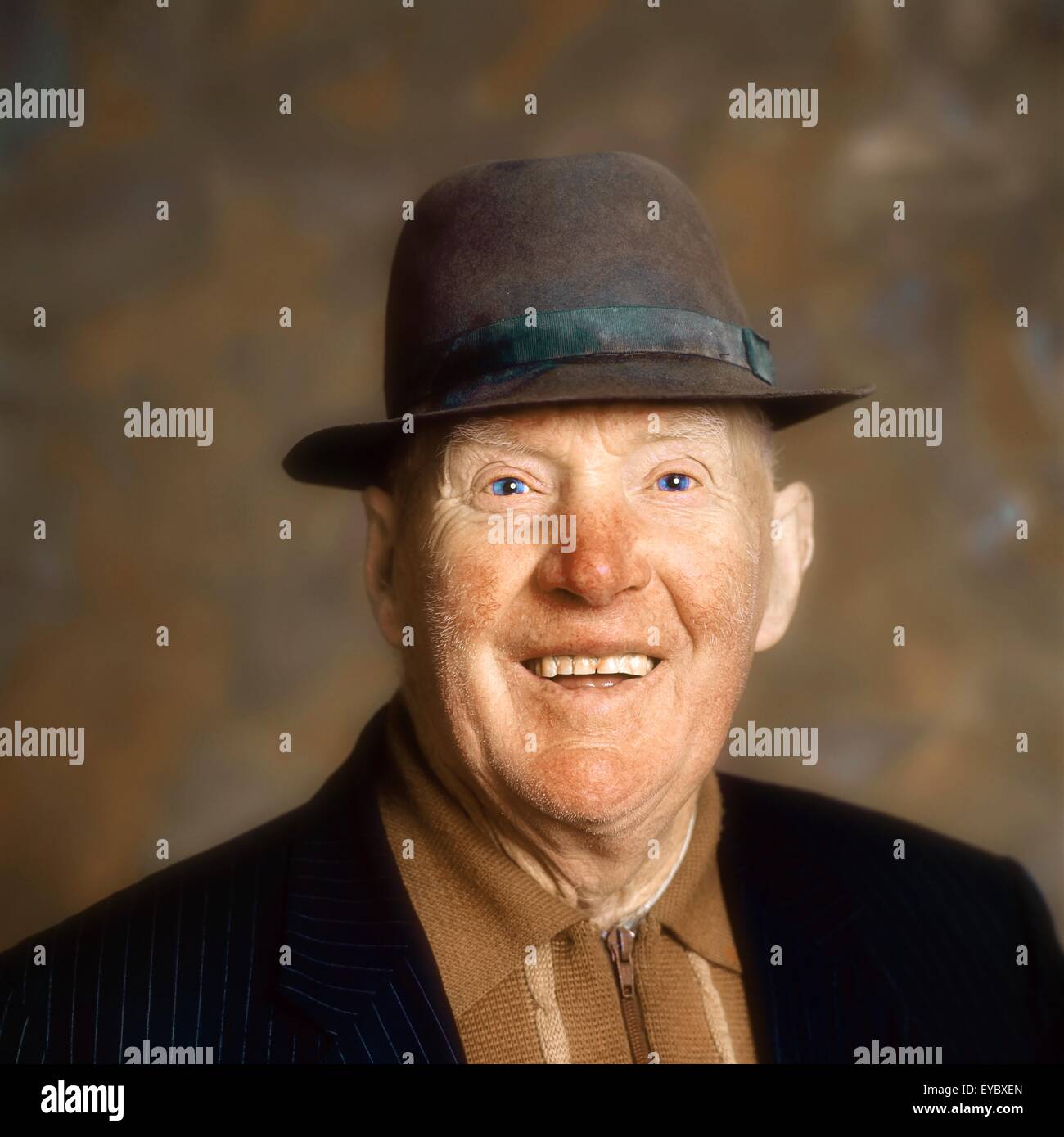 Portrait Of Old Man, Ireland Stock Photo - Alamy