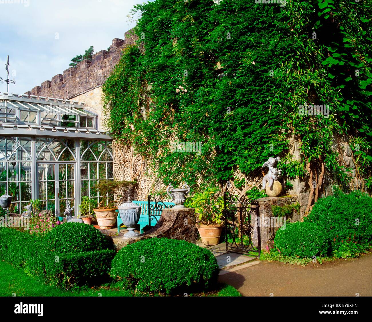 Glenveagh Castle, Co Donegal, Ireland; Walled Potager And Orangery ...