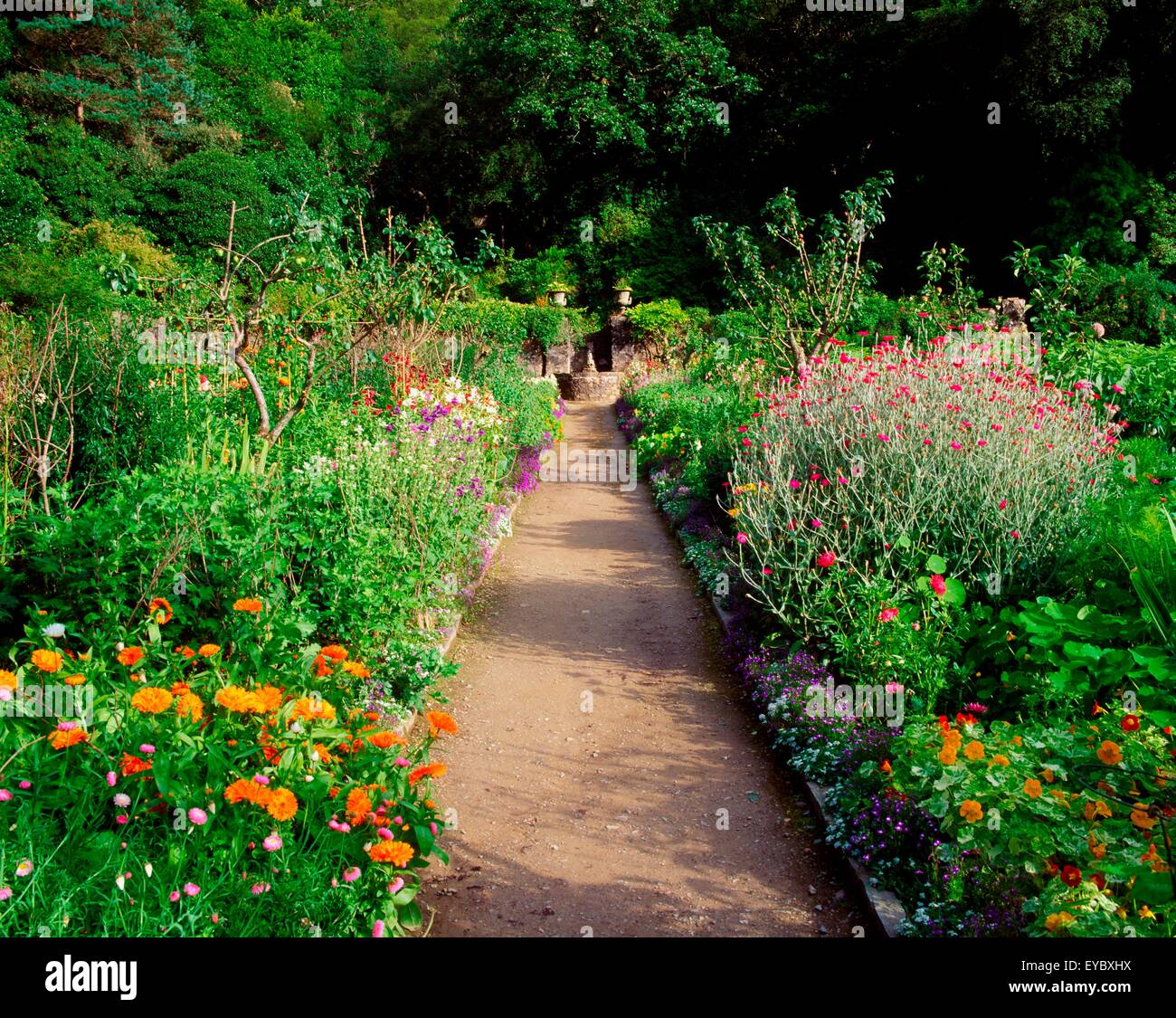 Glenveagh Castle, Co Donegal, Ireland; Walled Potager And Kitchen ...