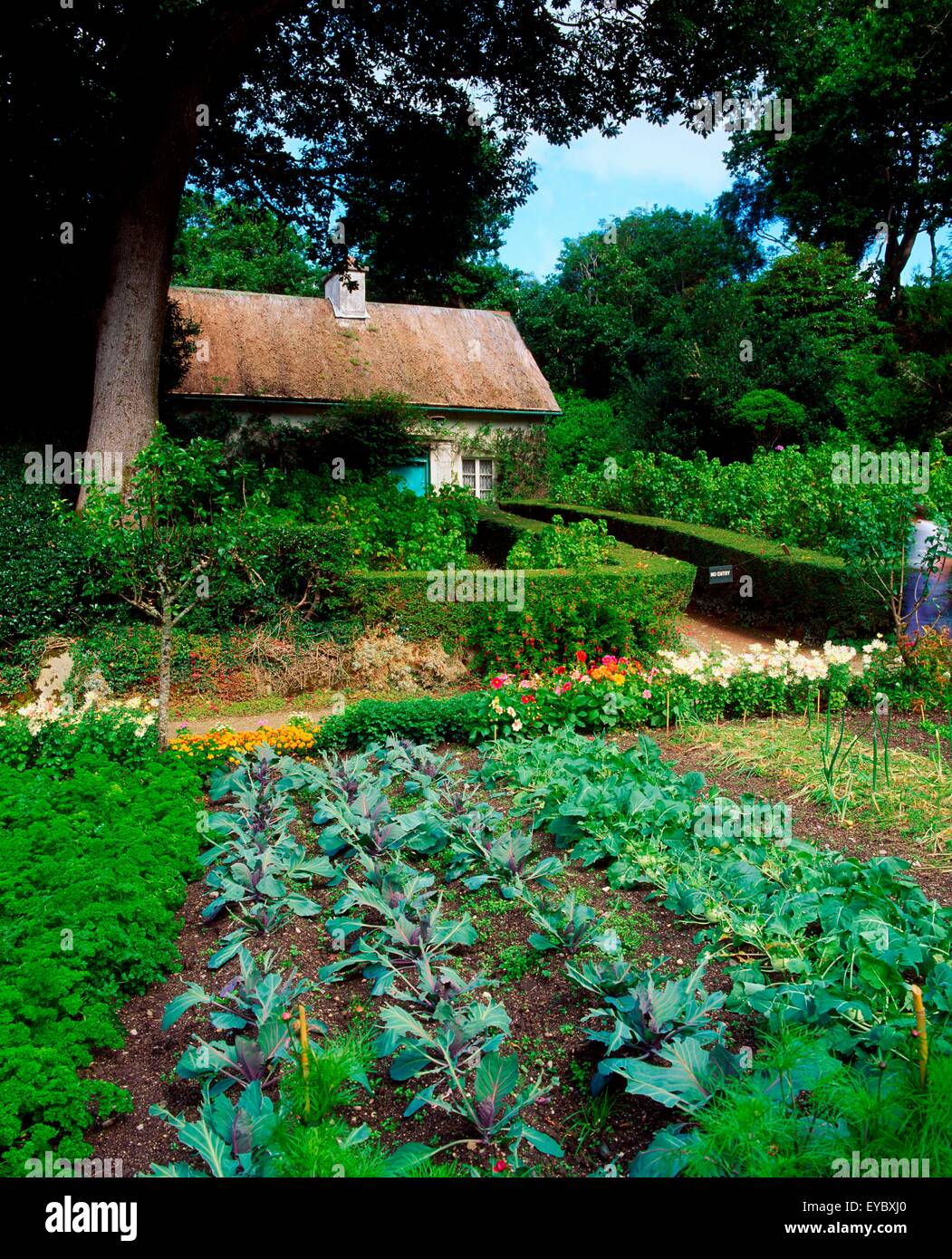 Glenveagh Castle, Co Donegal, Ireland; Walled Potager And Gardener's ...