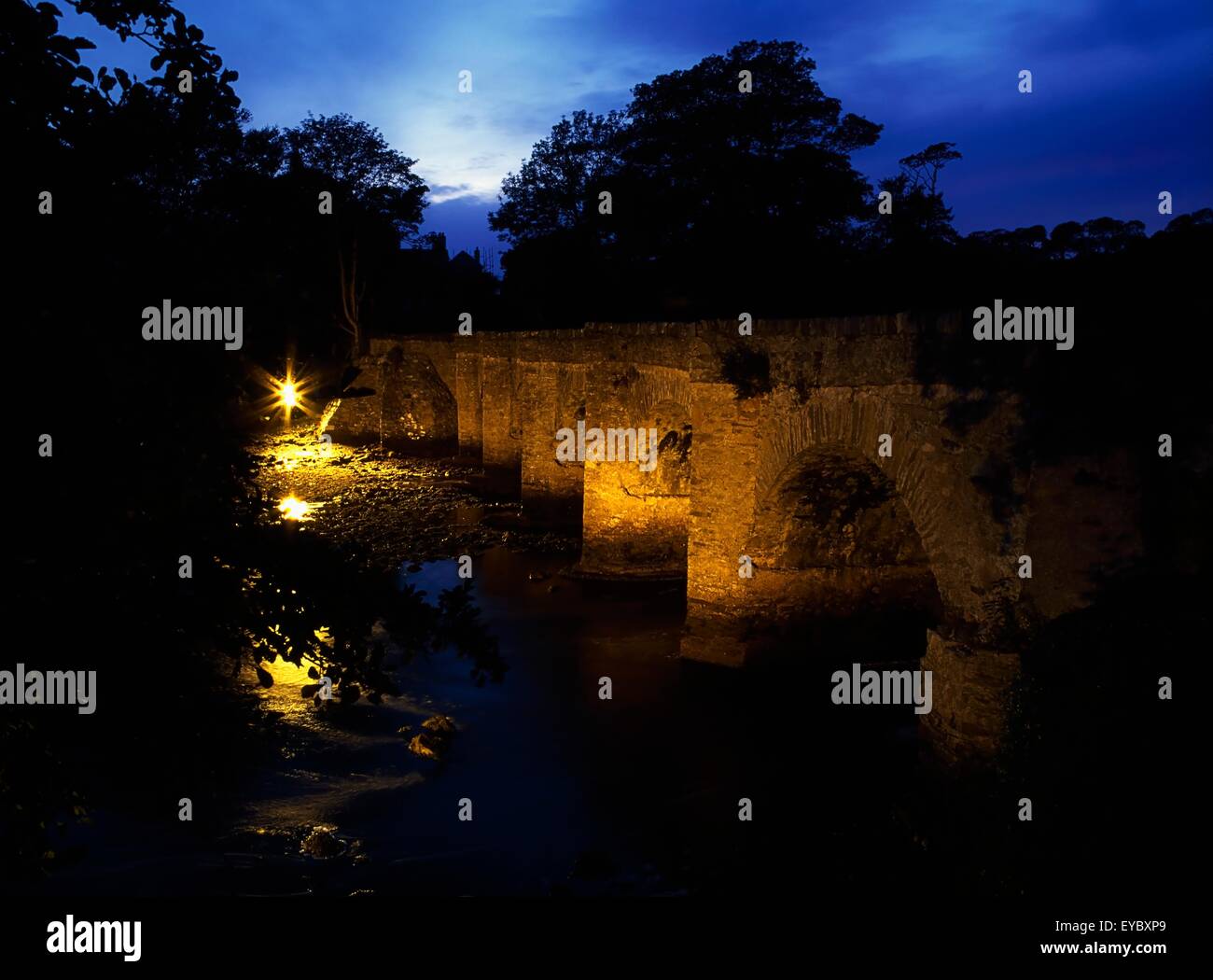 Castle Bridge, Crana River,Buncrana, Co Donegal,Ireland Stock Photo - Alamy