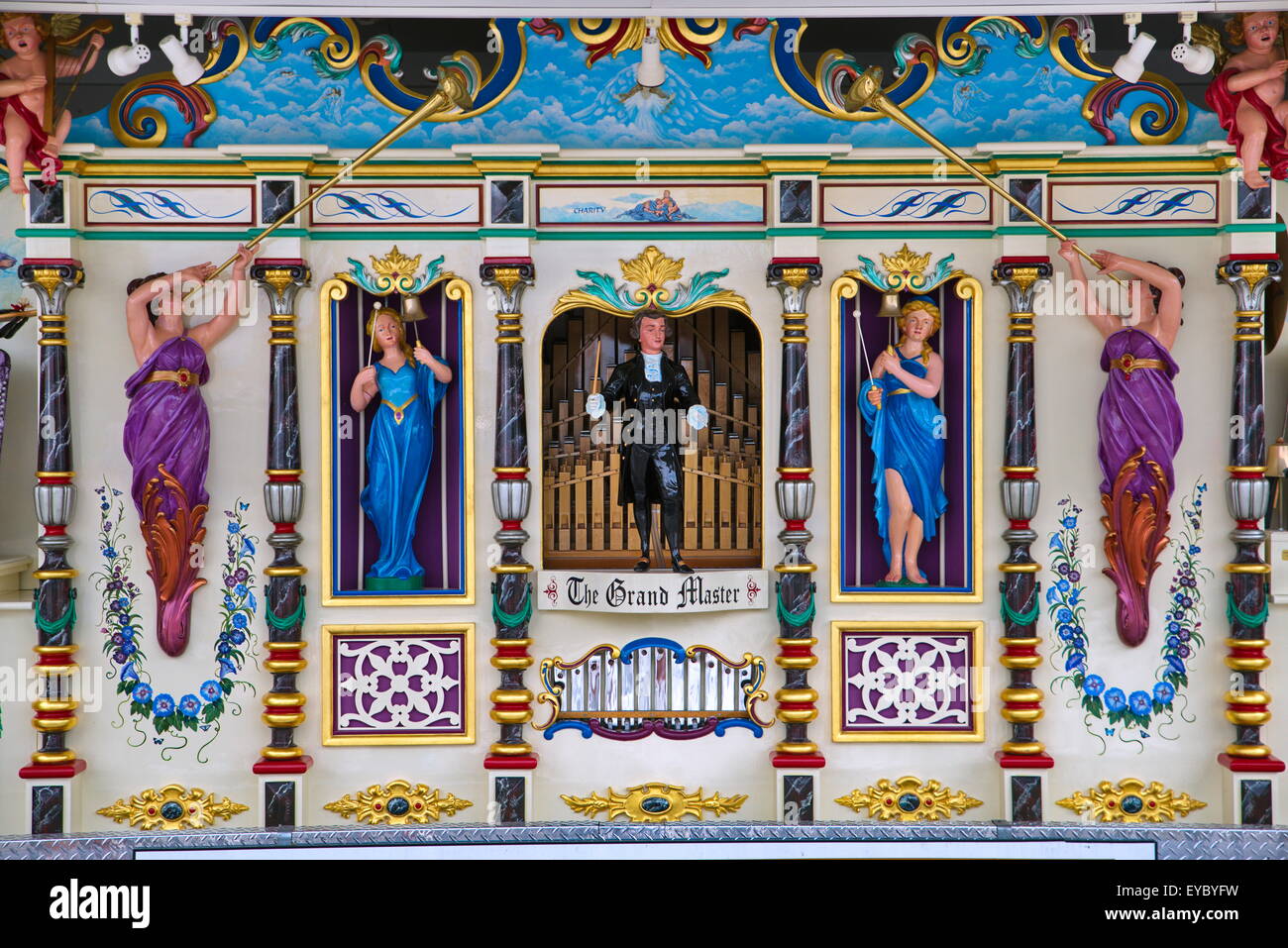 The Grand Master Carousel Organ on display in the midway of the ...