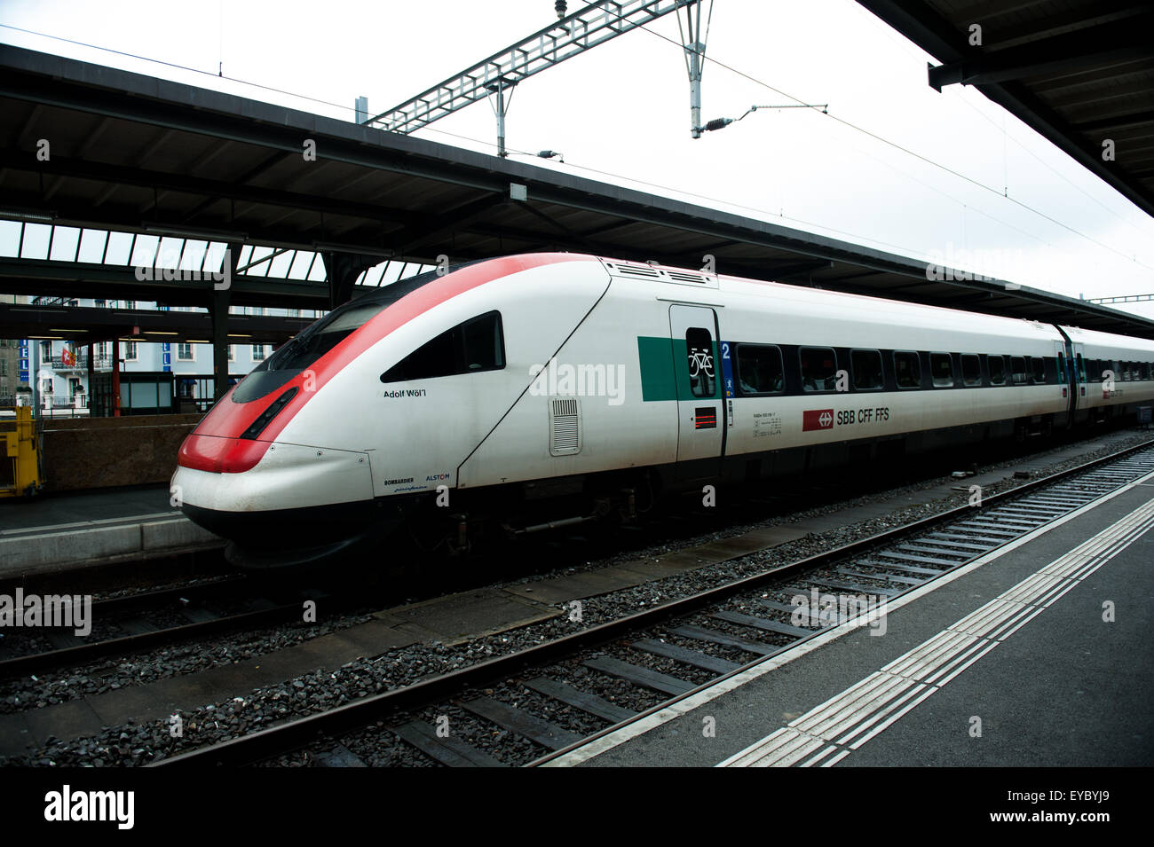 Geneva airport train hi-res stock photography and images - Alamy