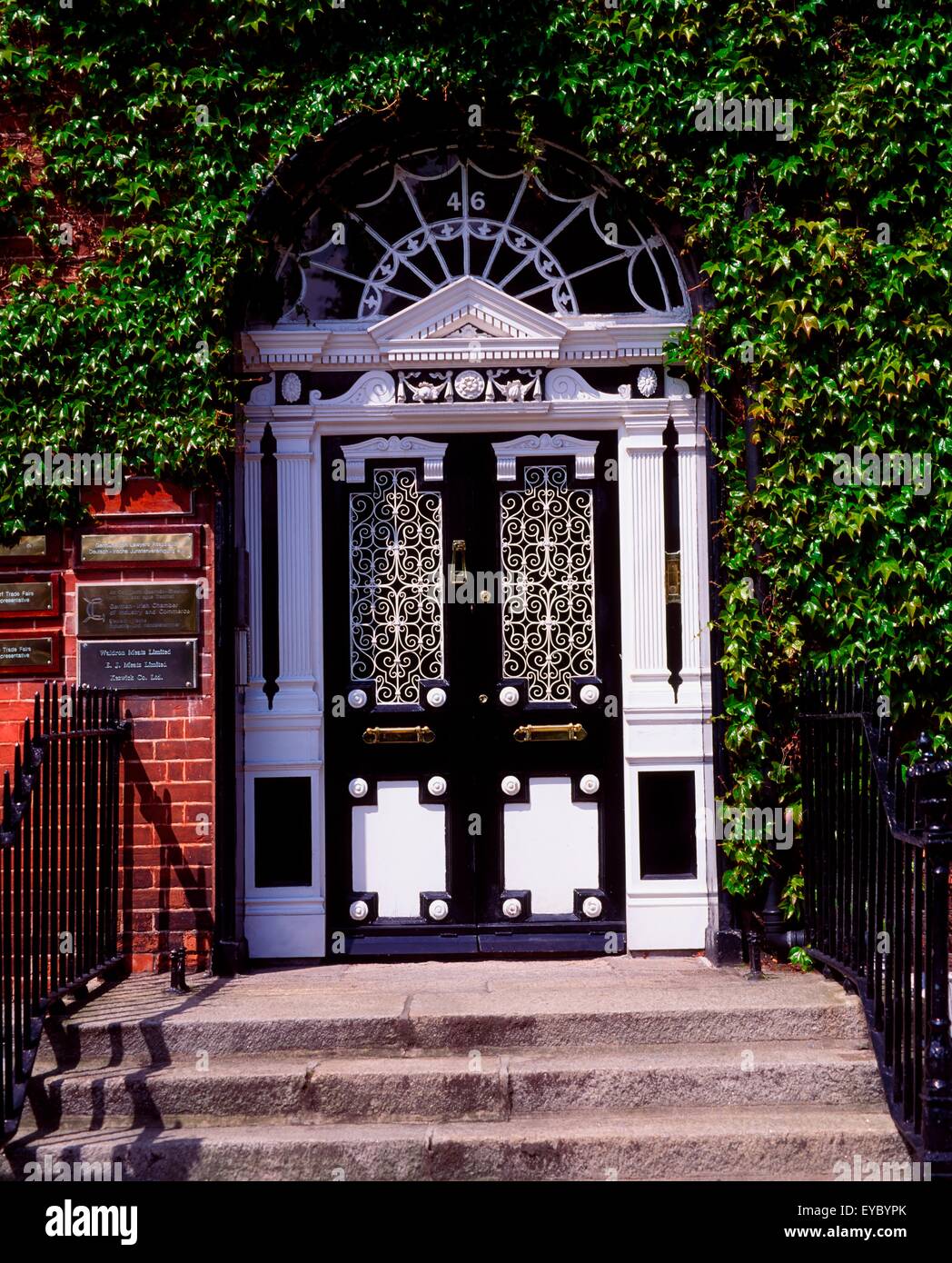 Georgian door fitzwilliam square dublin hi-res stock photography and ...