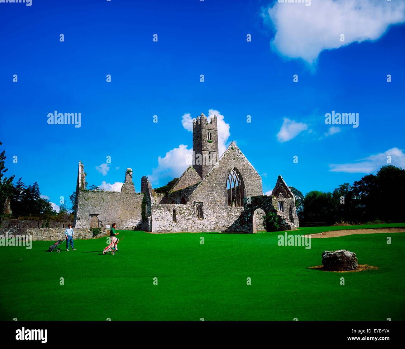 Franciscan Abbey, Adare Manor Golf Club, Co Limerick, Ireland Stock ...
