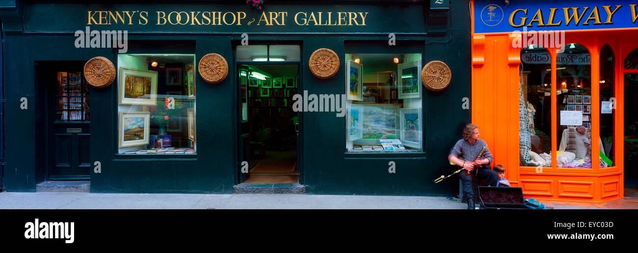 Traditional Shops In Galway City, Ireland Stock Photo - Alamy