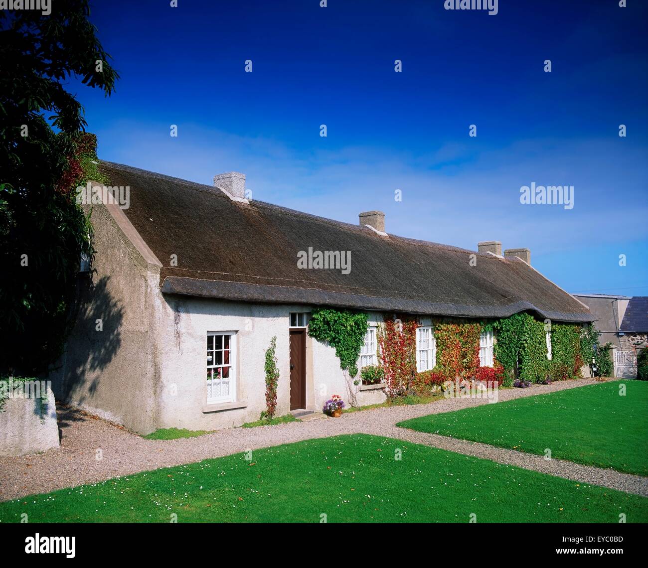 Dromineer, Co Tipperary, Ireland; Traditional Cottage Stock Photo - Alamy