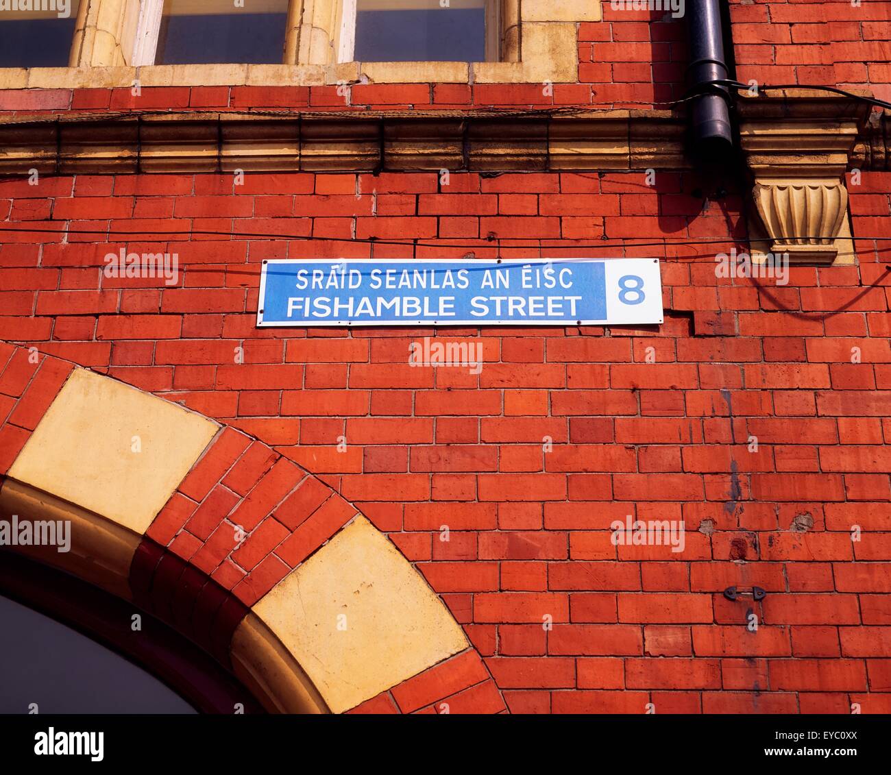 Street Sign, Fishamble St, Dublin, Dublin, Ireland Stock Photo - Alamy