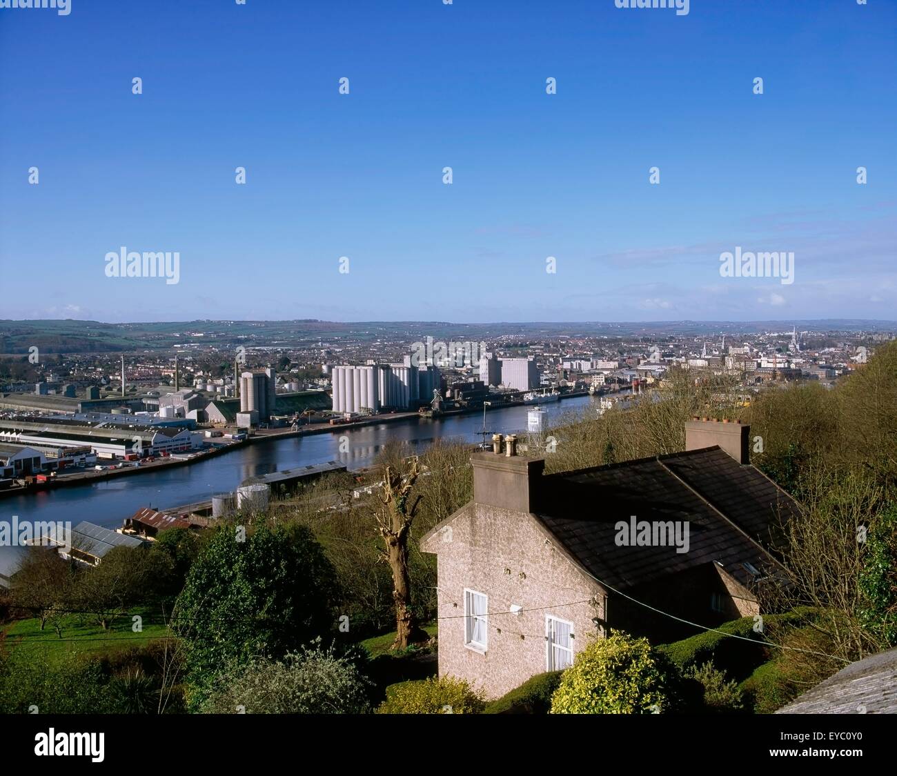Cork, Co Cork, Ireland; View West From Montenotte Stock Photo - Alamy