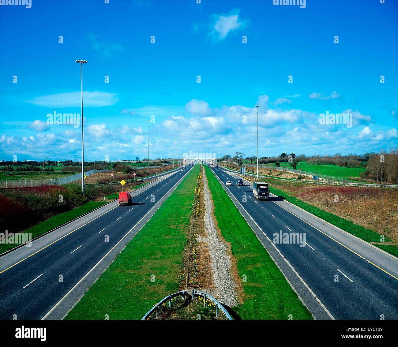 M50 Motorway, Ireland Stock Photo - Alamy