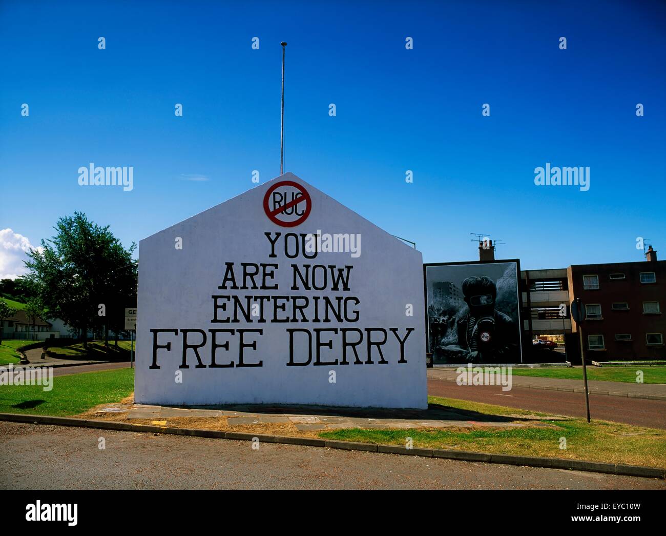 Bogside, Derry, Co Derry, Ireland; Free Derry Corner Stock Photo - Alamy