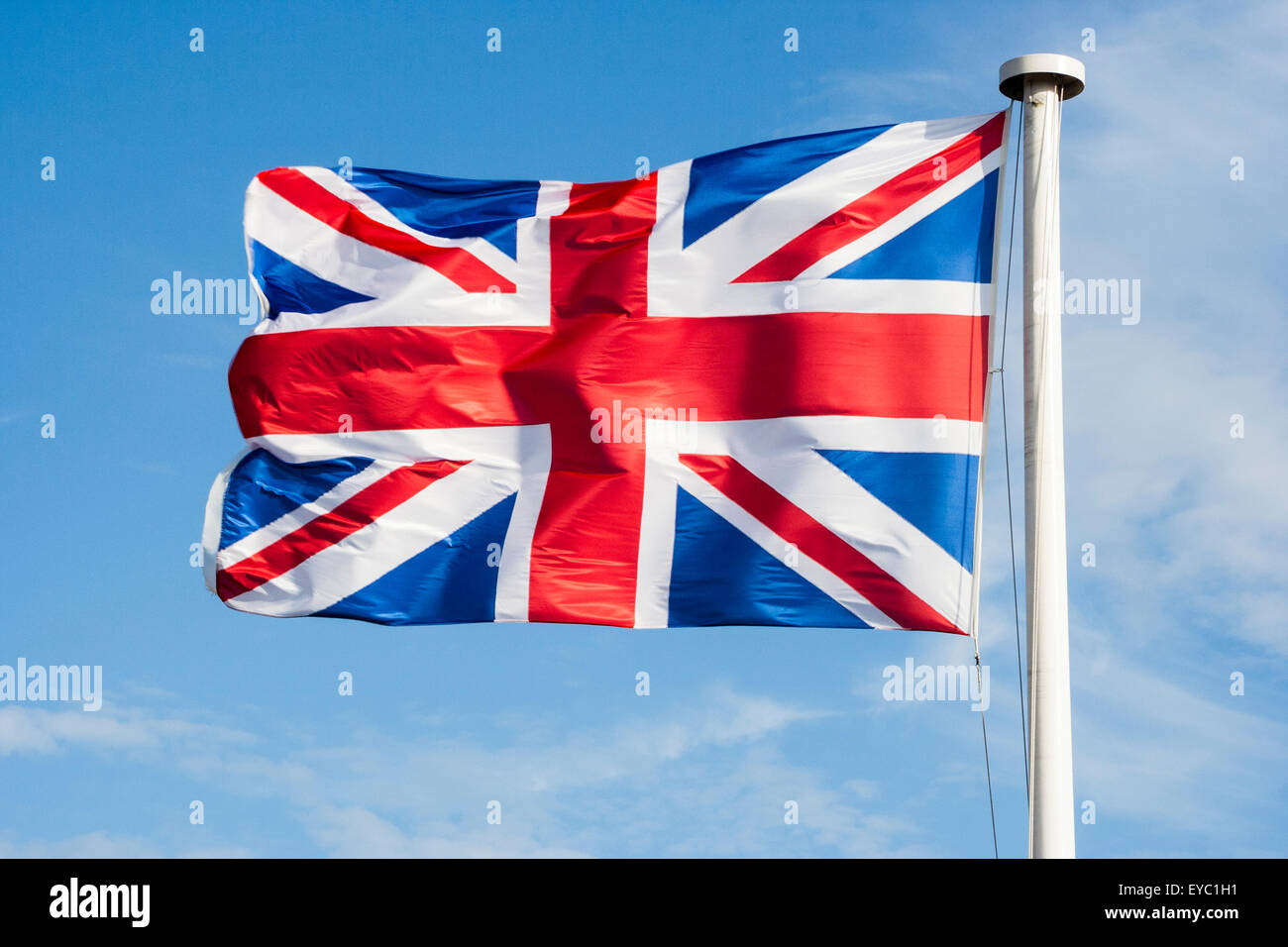 Union Jack Flag Fluttering High Resolution Stock Photography and Images ...