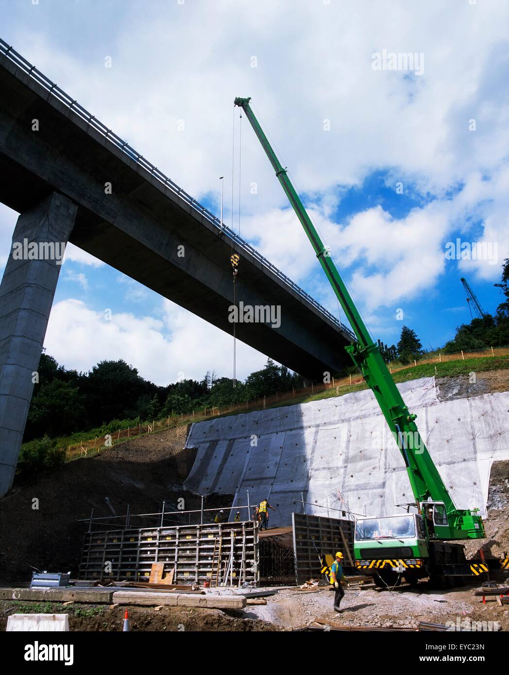 Construction Of 2Nd West Link Bridge, Dublin, Ireland Stock Photo - Alamy