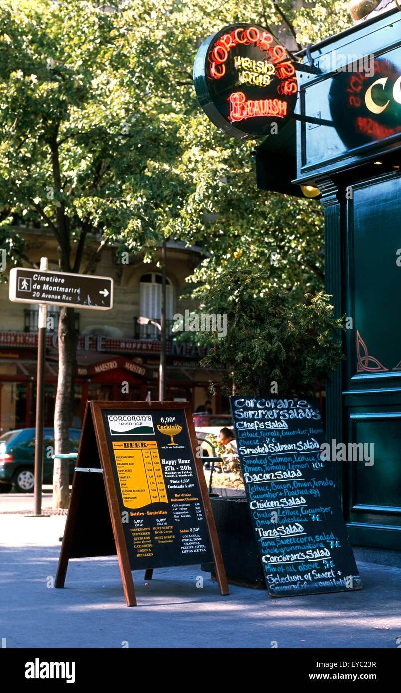 Corcoran's Pub, Paris, France; Irish Pub In France Stock Photo - Alamy