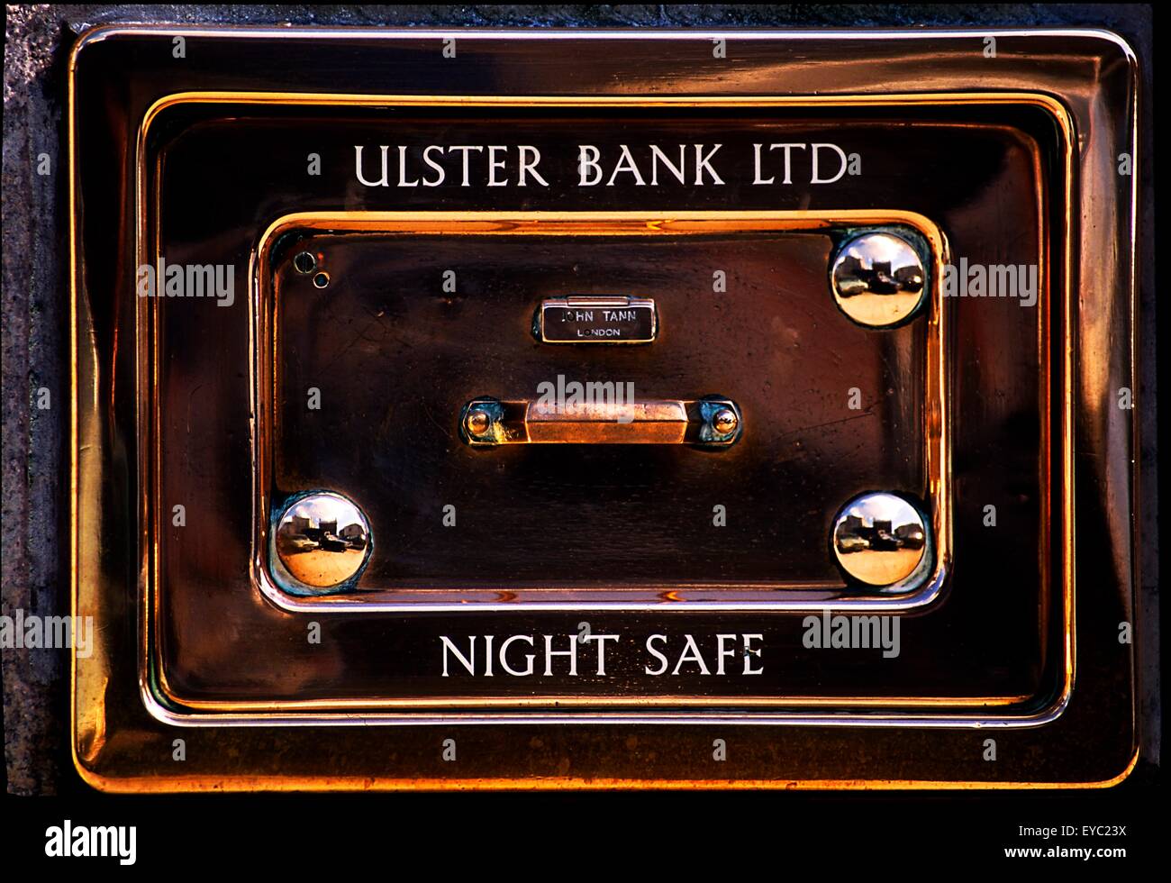 Ulster Bank Ltd; Night Safe Stock Photo - Alamy