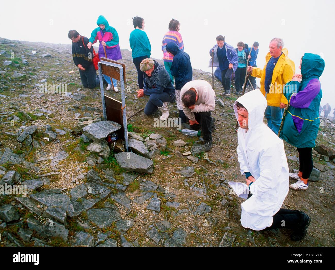 Croagh, Co Mayo, Ireland; Croagh Patrick Pilgrimage Stock Photo - Alamy